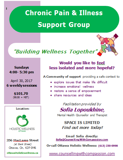 Building Wellness Together - Support Group for Chronic Pain & Illness ...